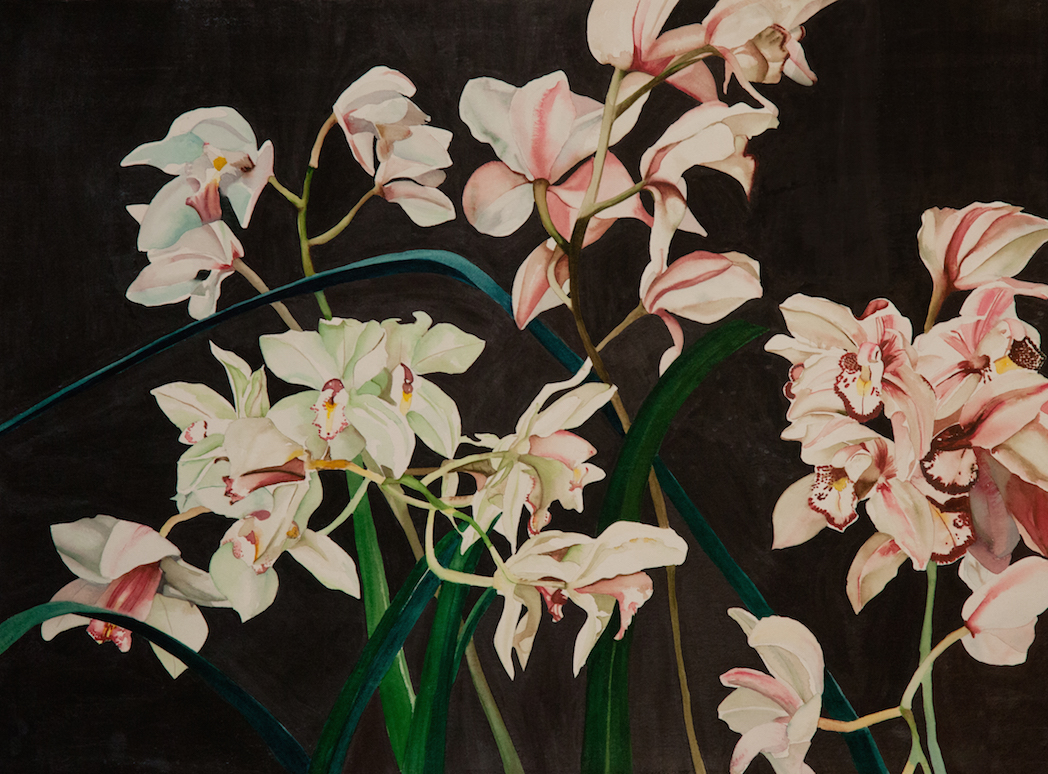 Pamela Atkinson, “Orchids I,” Watercolor, 22″ x 30″, ©2018 – Pamela ...